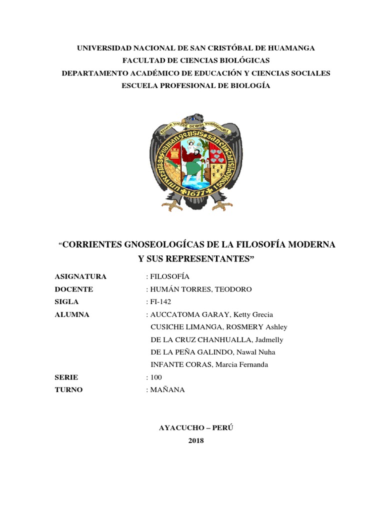 Filosofia Moderna | PDF | René Descartes | John Locke