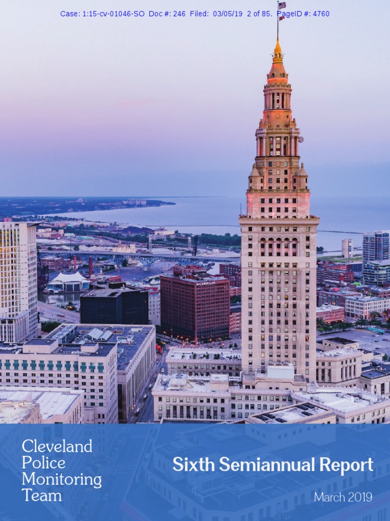 Cleveland Police Consent Decree Semiannual-Report-3-5-19 | PDF ...