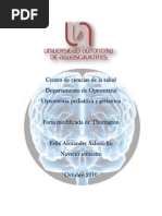 Pruebas Subjetivas | PDF | Optometría | Óptica