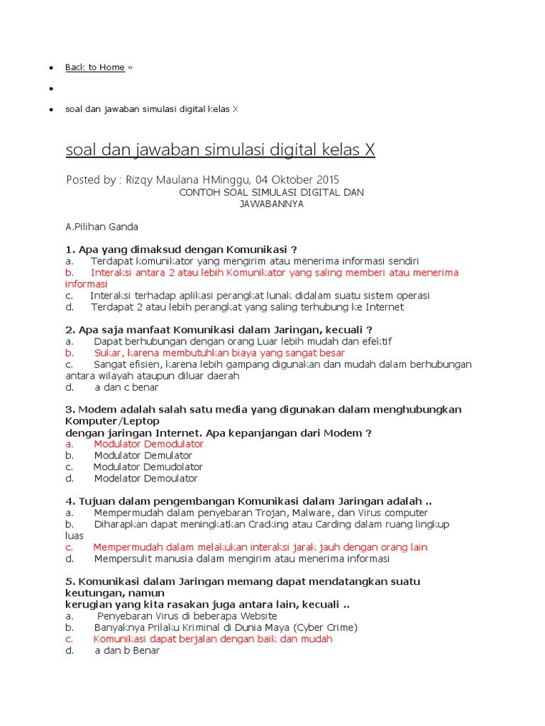 Soal Simdig | PDF