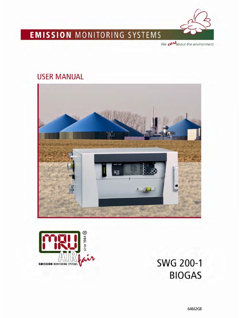 64662GB - SWG200-1 Biogas - User - Manual PDF | PDF | Power Supply | Computer Data Storage