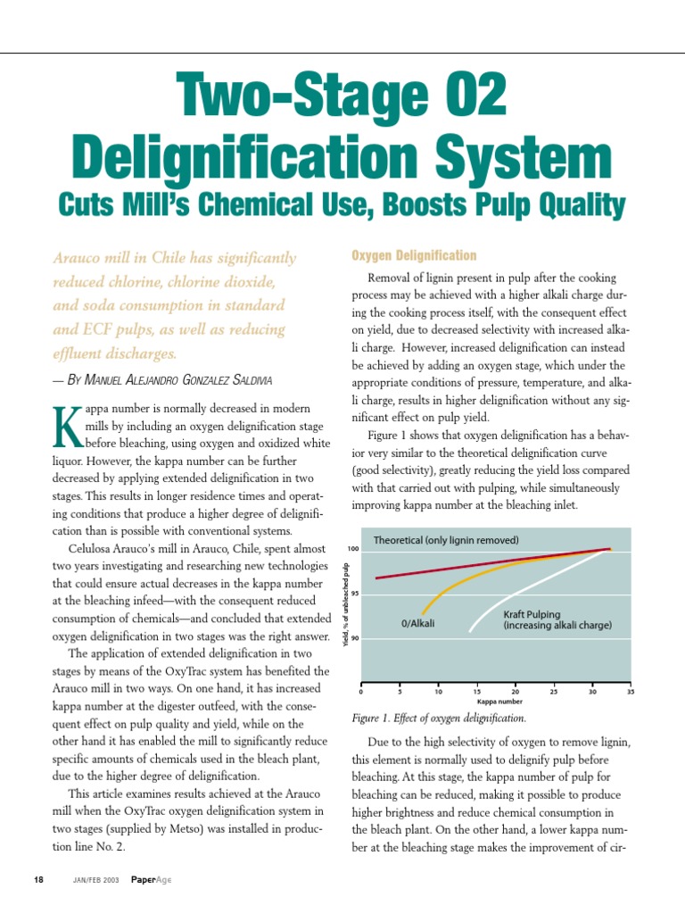Two-Stage O2 Delignification System: Cuts Mill's Chemical Use, Boosts ...