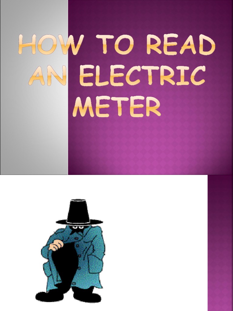 Electric Meter Reading Guide | PDF