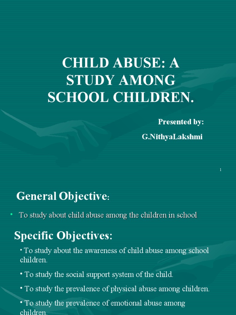 Abuse PPT 1 | PDF | Child Abuse | Psychological Abuse