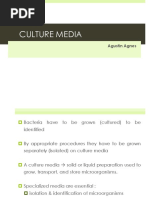 Types of Culture Media in Microbiology | PDF | Growth Medium | Biology