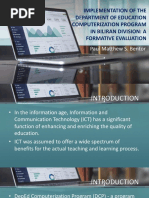 DepEd ICT Integration Policies Overview | PDF | Educational Technology ...