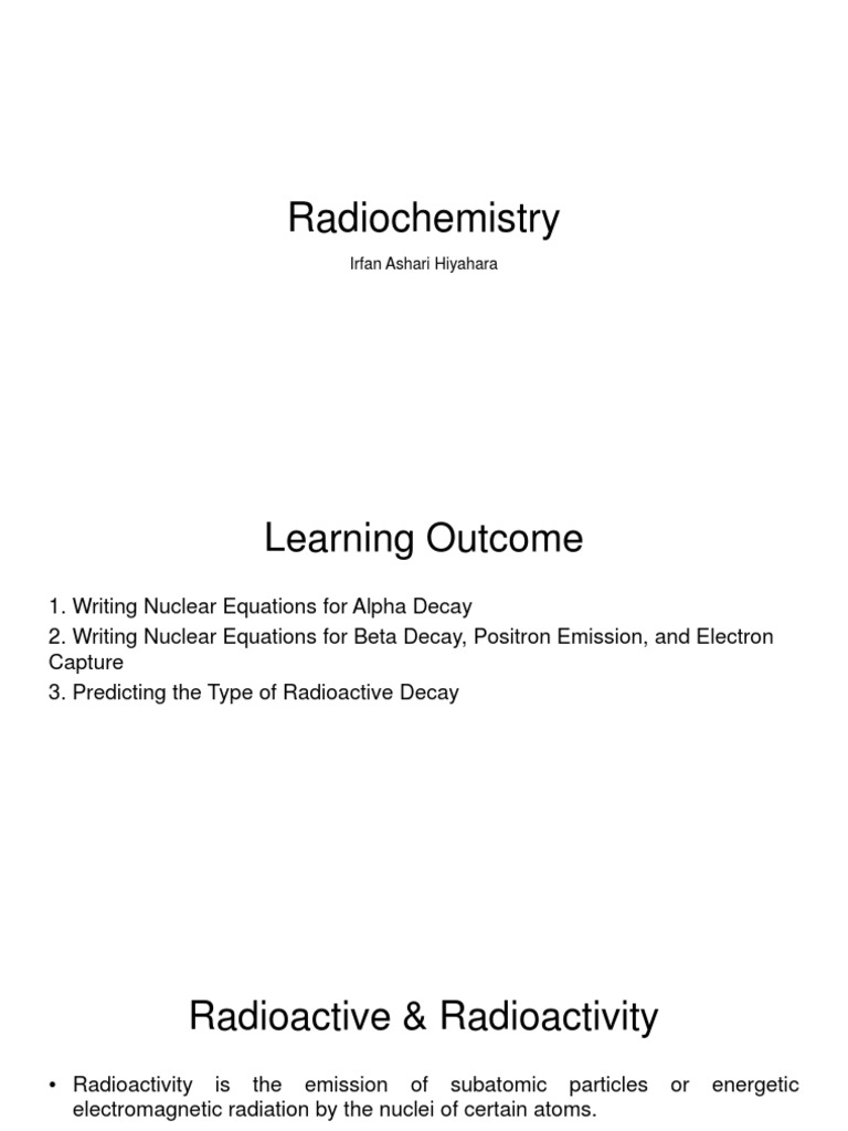 Understanding Radioactive Decay: A Focus on Alpha Decay Mechanisms ...