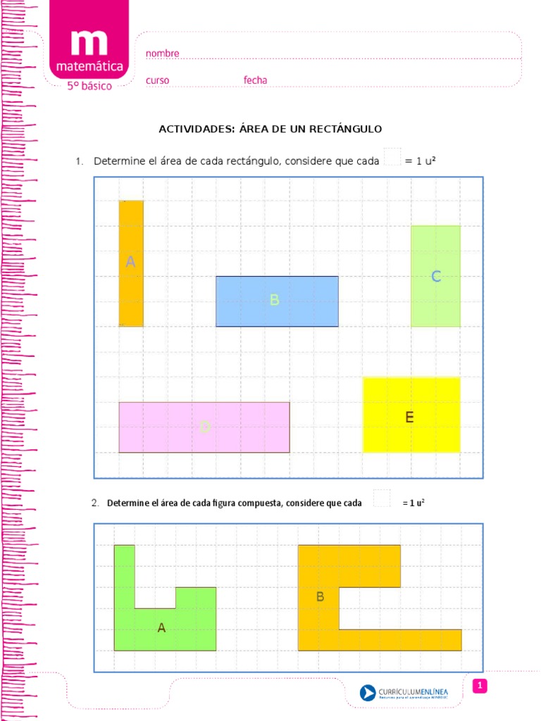 Area de Rectangulos | PDF