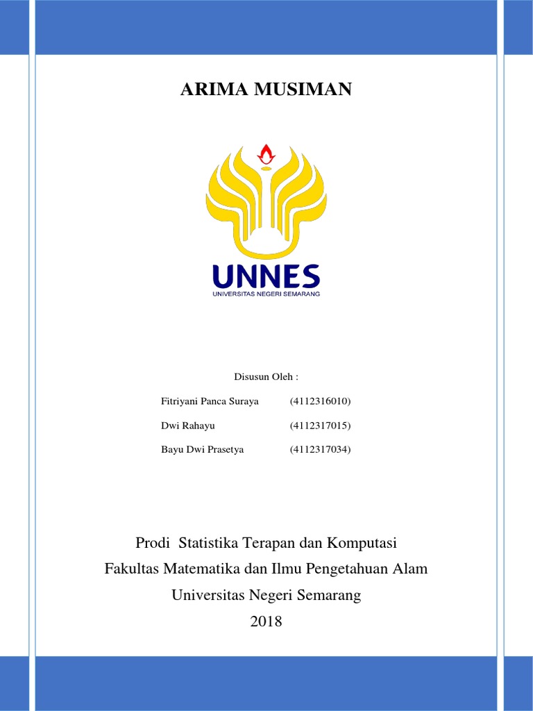 Makalah Arima Musiman | PDF