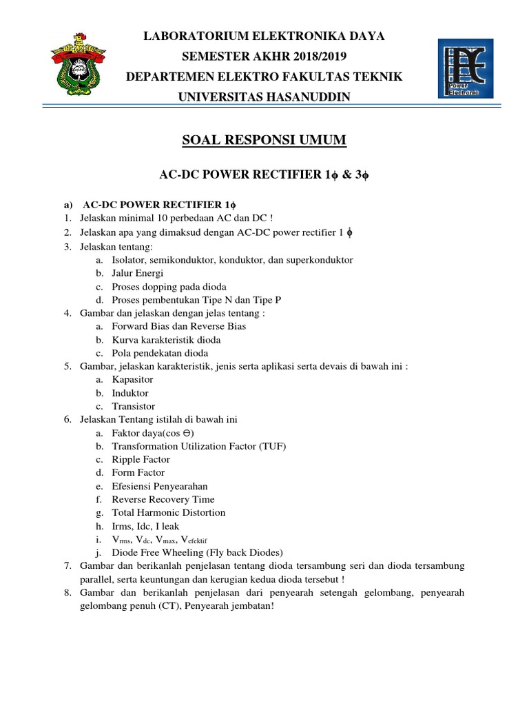 Soal Responsi Umum | PDF