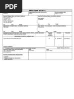 Proforma Invoice for Customs Samples | PDF