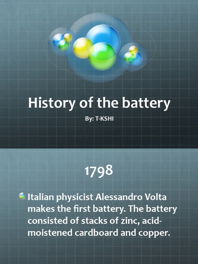 History of Battery | PDF