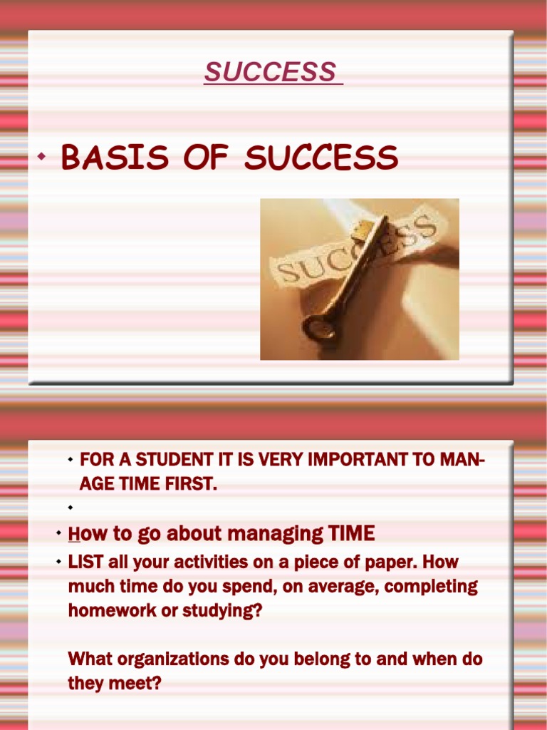 Basics of Success | PDF | Physical Fitness