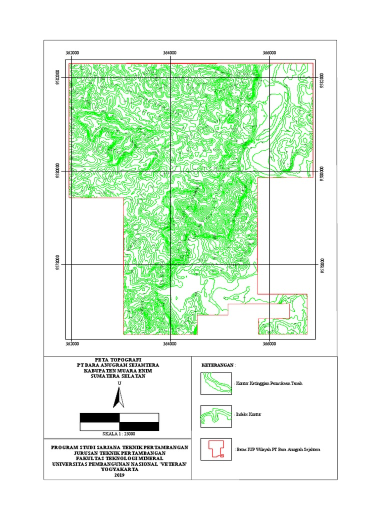 Peta Topo Ulum-Model | PDF