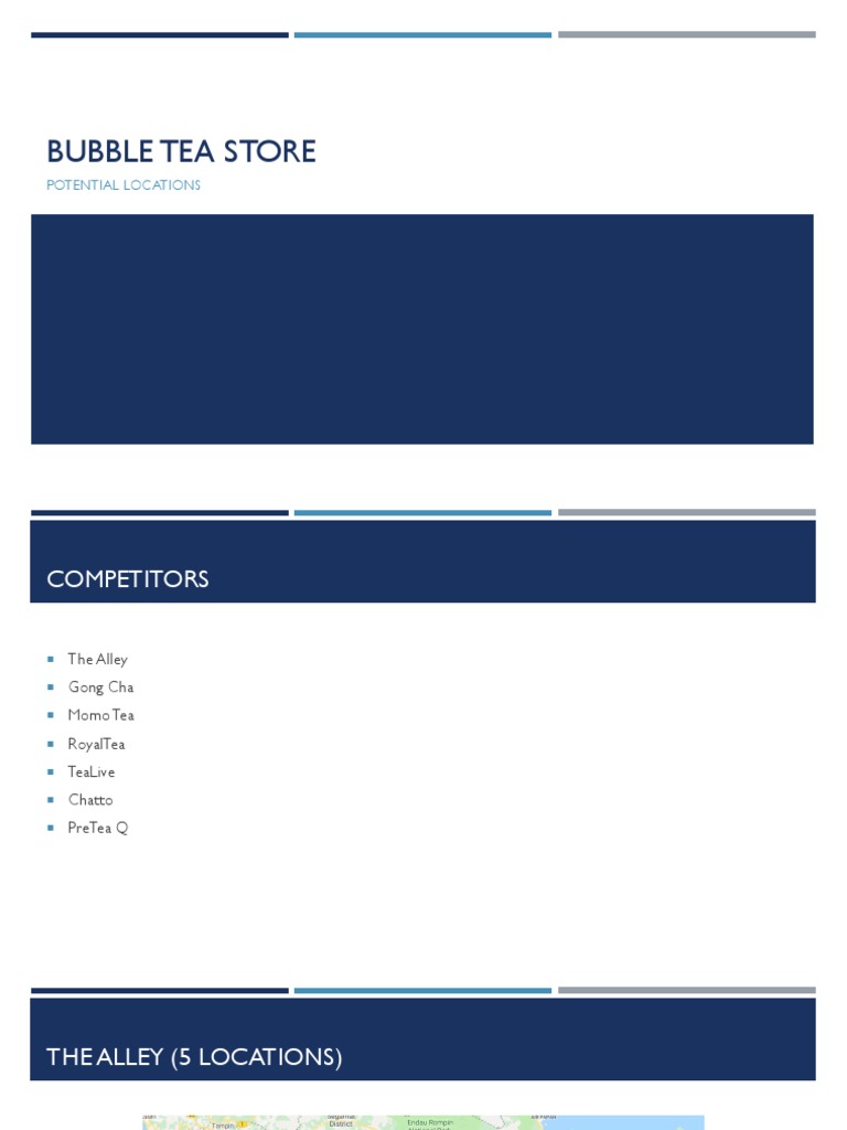 Bubble Tea Locations | PDF