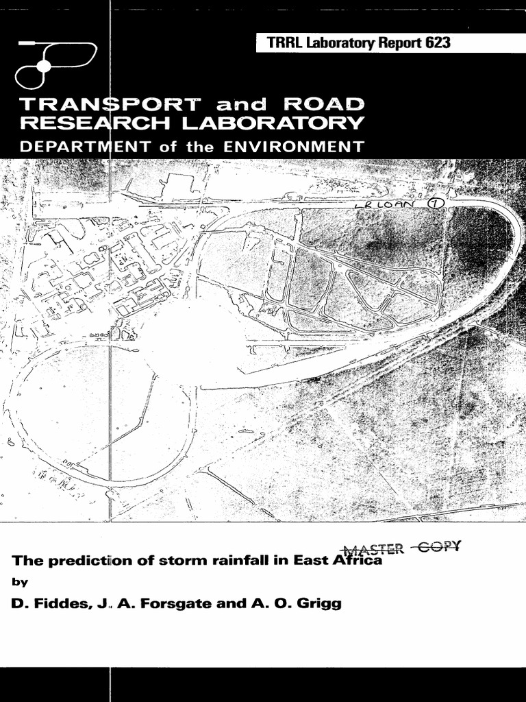 TRRL Lab Report 623 | PDF | Rain | Confidence Interval