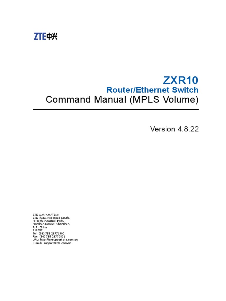 ZXR10 M6000-Series Datasheet | PDF | Multiprotocol Label Switching | Networking
