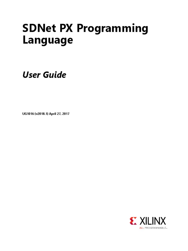 Sdnet PX Programming Language: User Guide | PDF | Class (Computer Programming) | Parameter ...