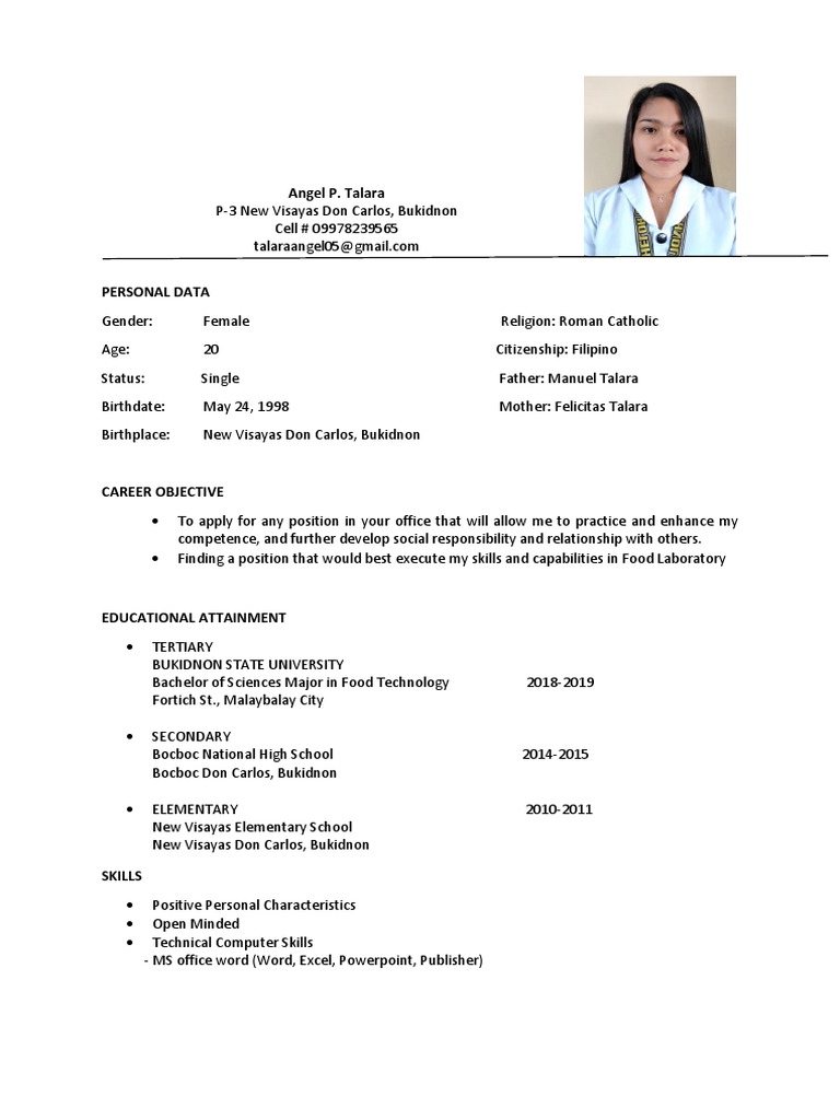 Angel Resume | PDF