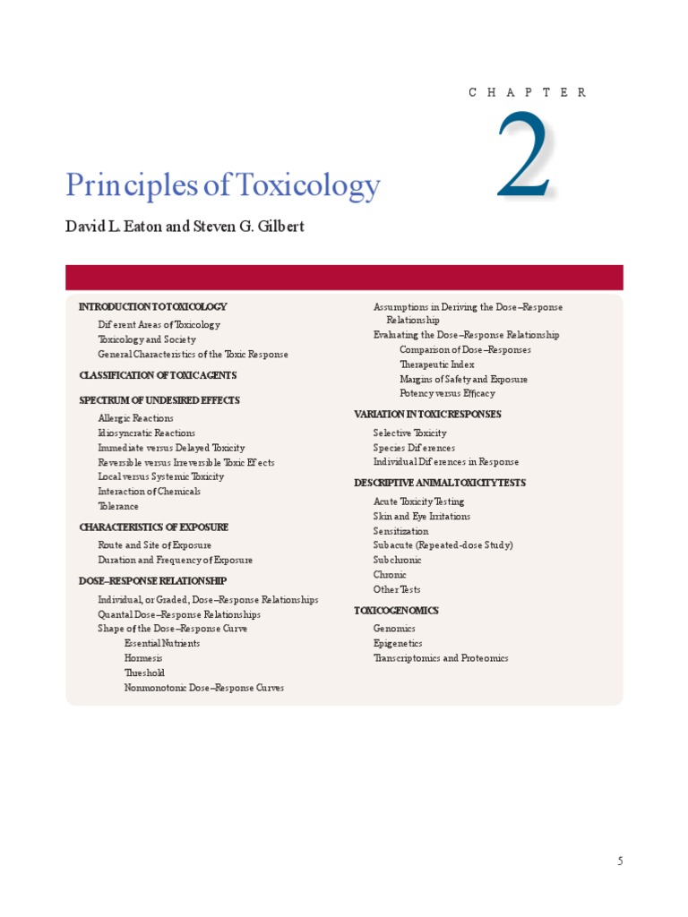 Casarett & Doulls Essentials of Toxicology - 3E PDF | PDF | Toxicology ...