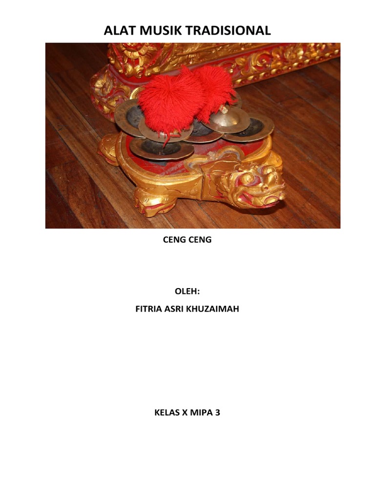 Alat Musik Tradisional Ceng Ceng | PDF