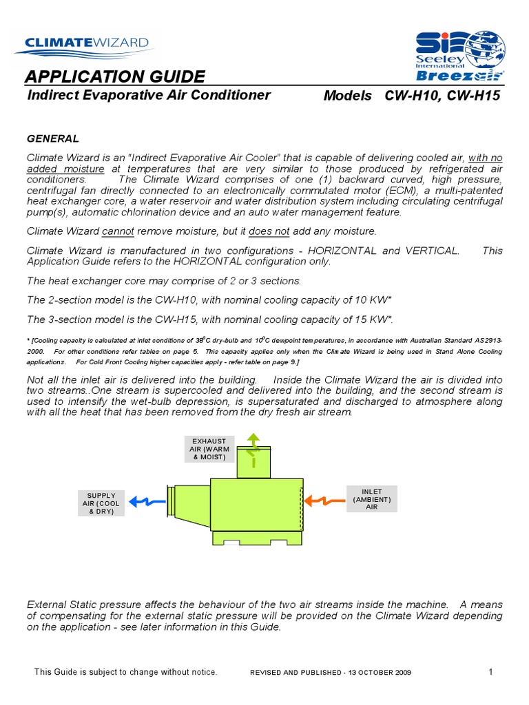 Climate Wizard Application Guide | Download Free PDF | Air Conditioning ...