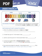 pH Testing of Household Substances | PDF | Ph | Acid