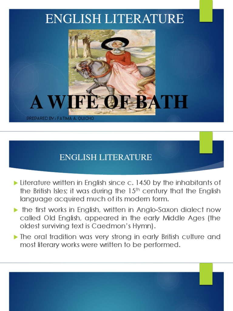 A Wife of Bath | PDF | English Literature | The Canterbury Tales