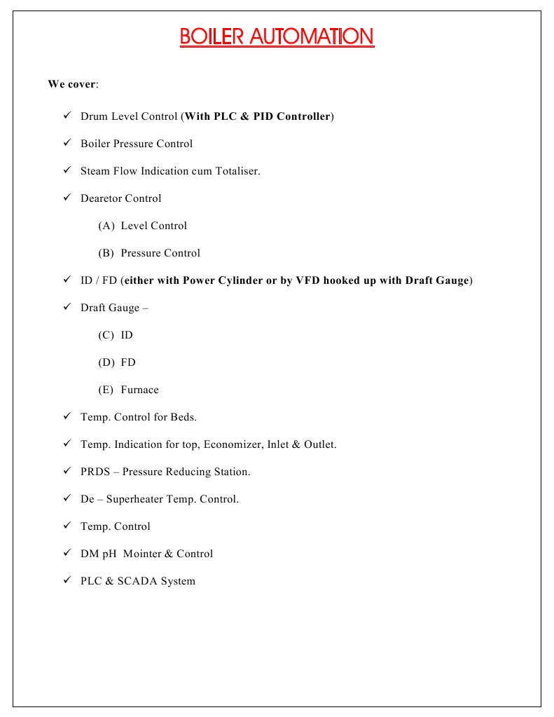 Boiler Automation | PDF