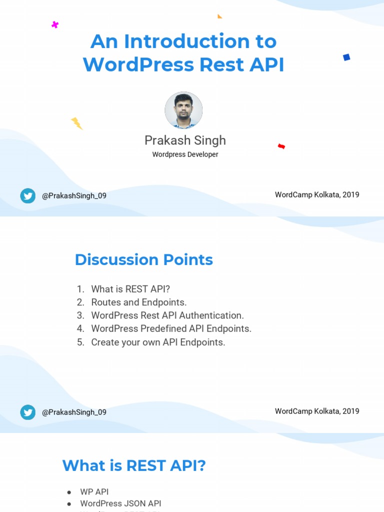 An Introduction To WordPress Rest API | PDF | Representational State Transfer | Word Press