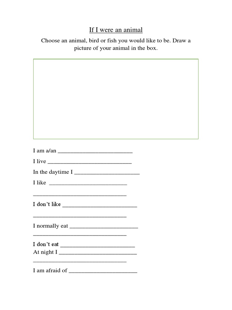 If I Were An Animal | PDF | Nature