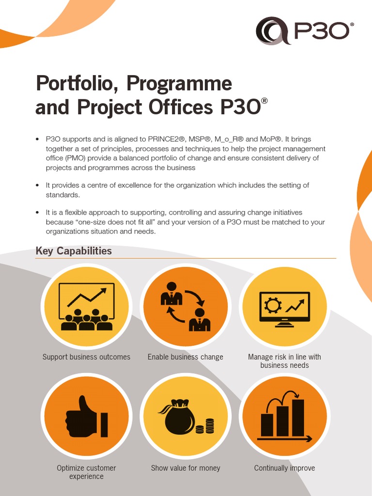 Portfolio, Programme and Project Offices P3O: Key Capabilities | PDF ...