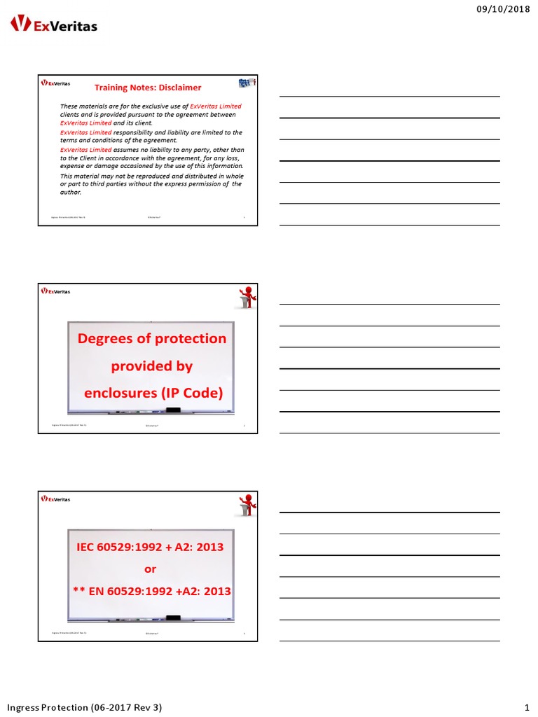 Section 3 Ingress Protection 06-2017 Rev 3 PDF | PDF | International ...