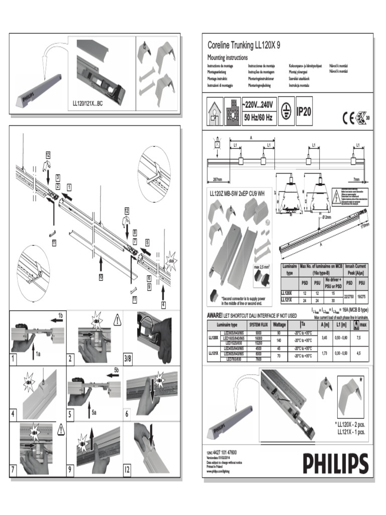 Coreline - Instructiuni Montaj PDF | PDF | Electrical Engineering