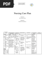 NCP Template W Inference | PDF | Wound | Nursing
