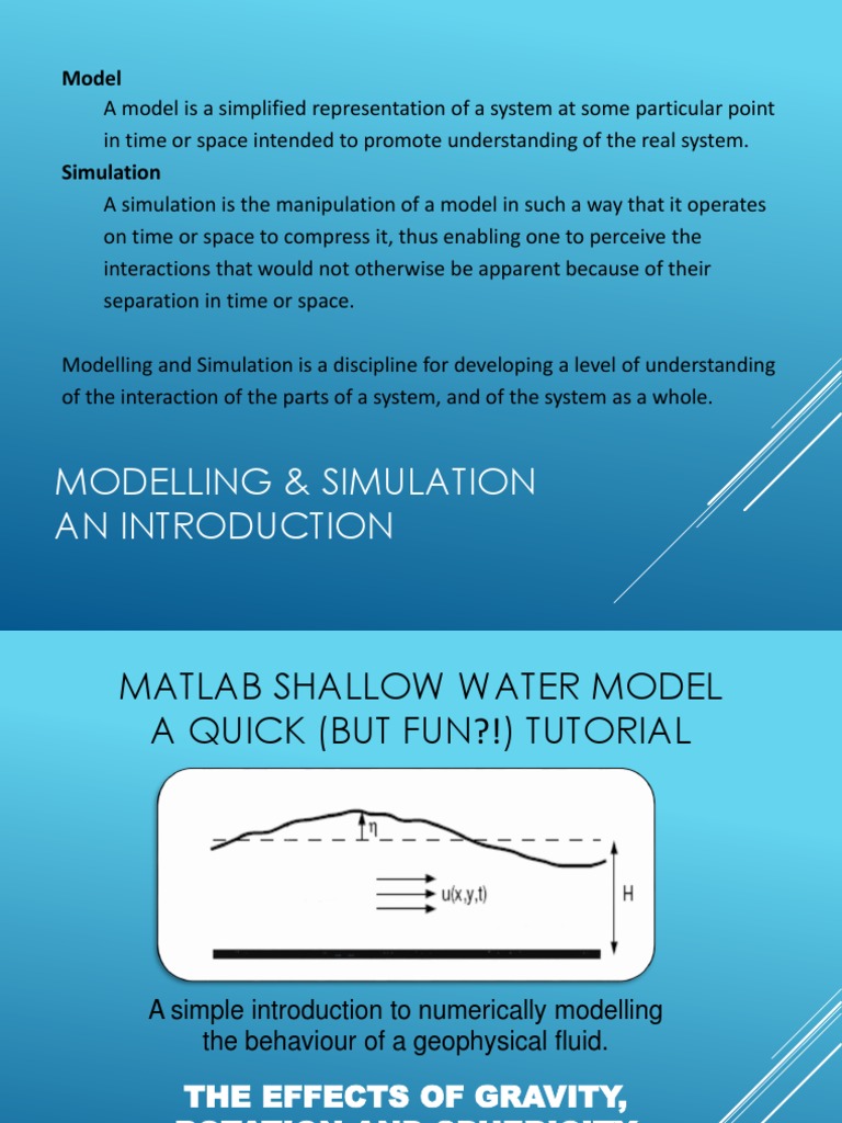Shallow Water Model Exercise | PDF | Gravity | Mechanics