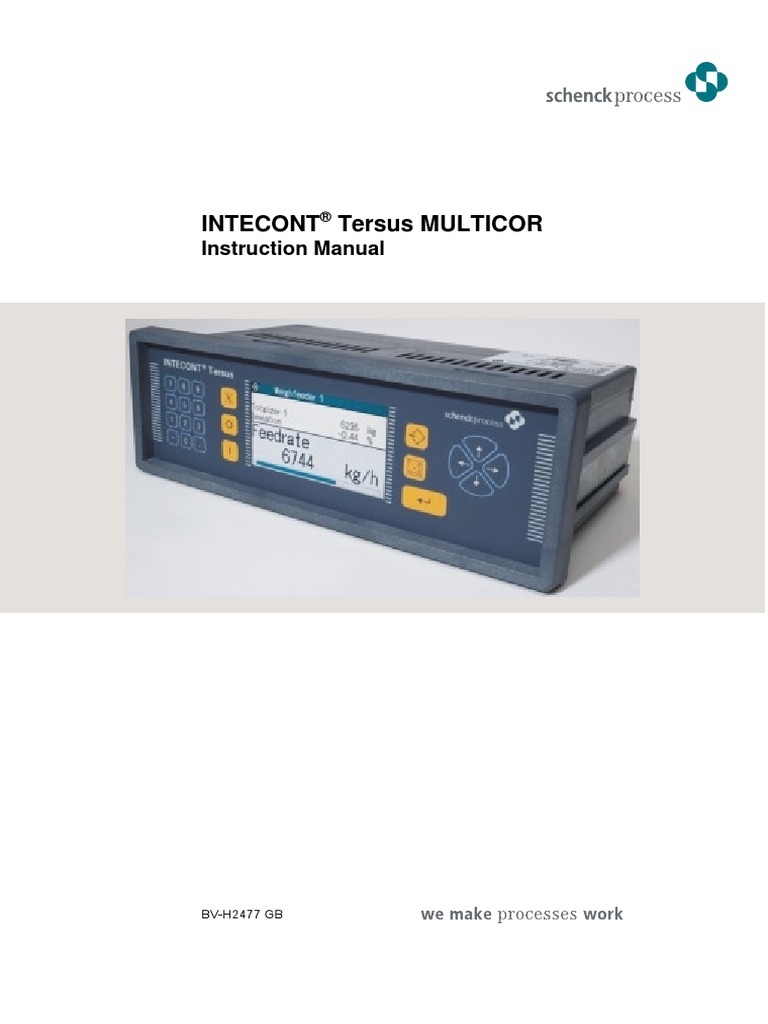 Intecont Tersus - Multicor | PDF | Flow Measurement | Control Theory