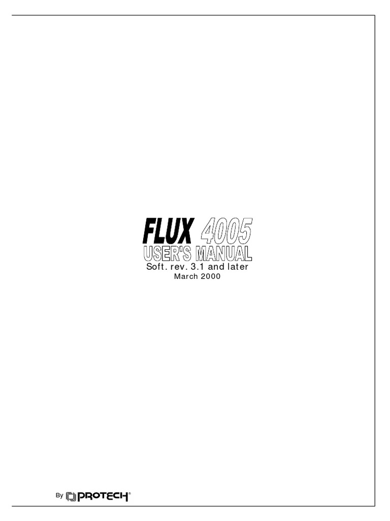 Flux 5000 Manual PDF | PDF | Ignition System | Electrical Connector
