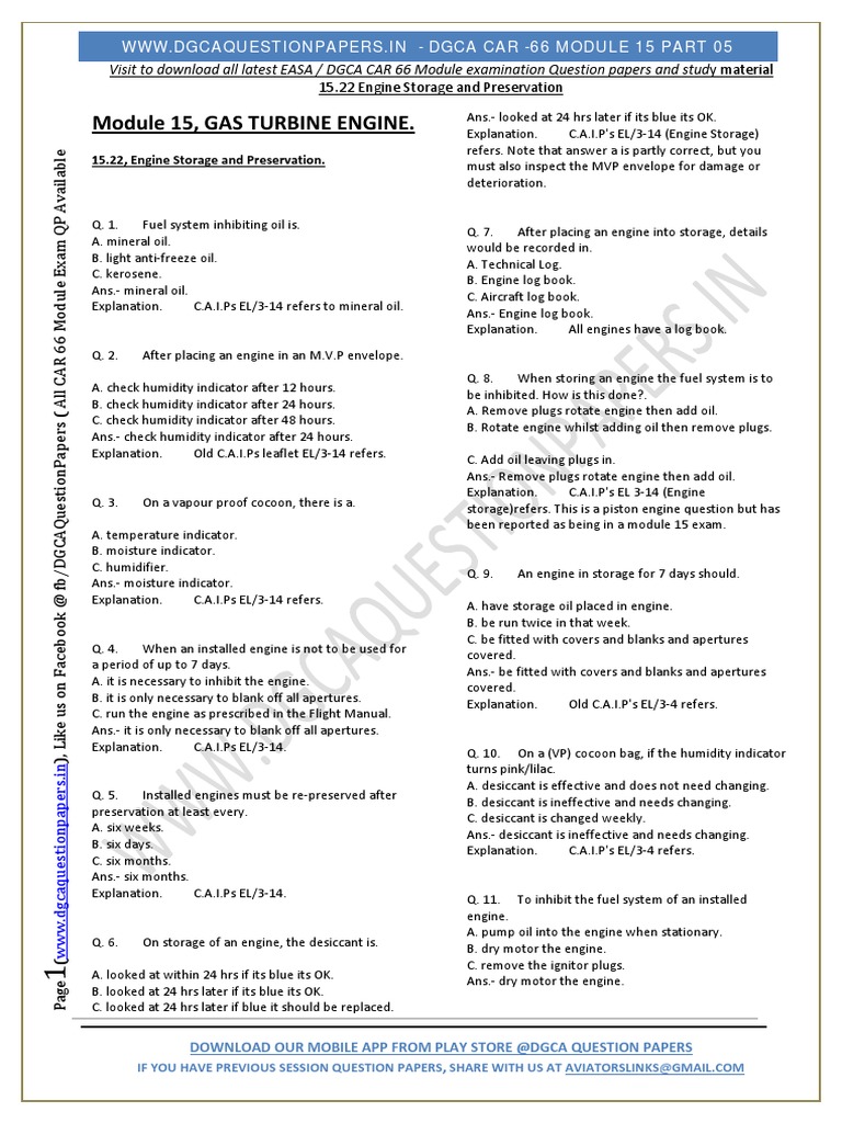 Engine Storage and Preservation Guide | PDF | Rotating Machines | Engines