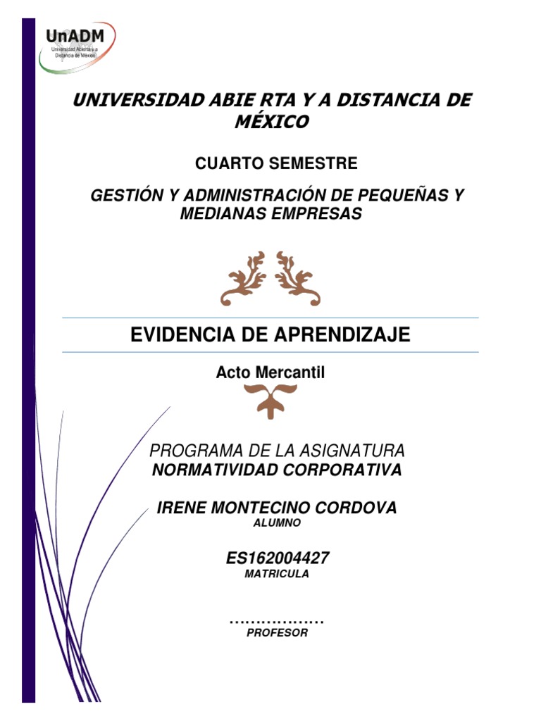 Gnoc U1 Ea Irmc | PDF | Ventas | Gobierno