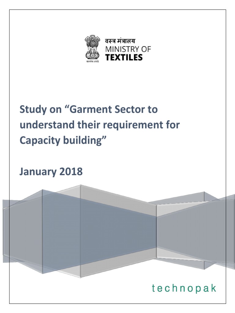 Garment Sector Capacity Building Study | PDF | Clothing | Employment