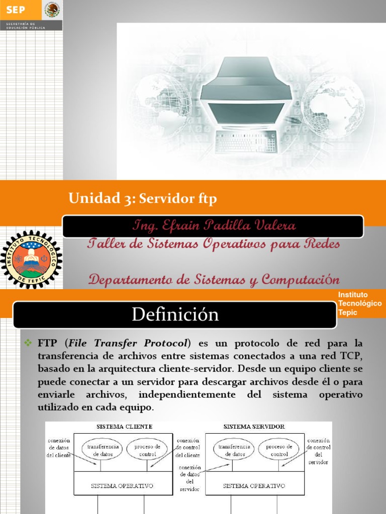 Introduccion Servidor FTP | PDF | Protocolo de transferencia de archivos | Software del sistema