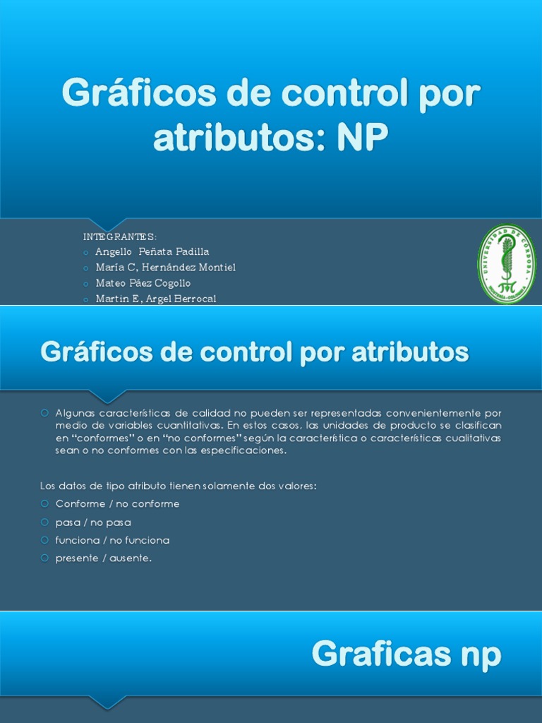 Gráficos de Control NP para Calidad | PDF | Estimador | Enseñanza de ...