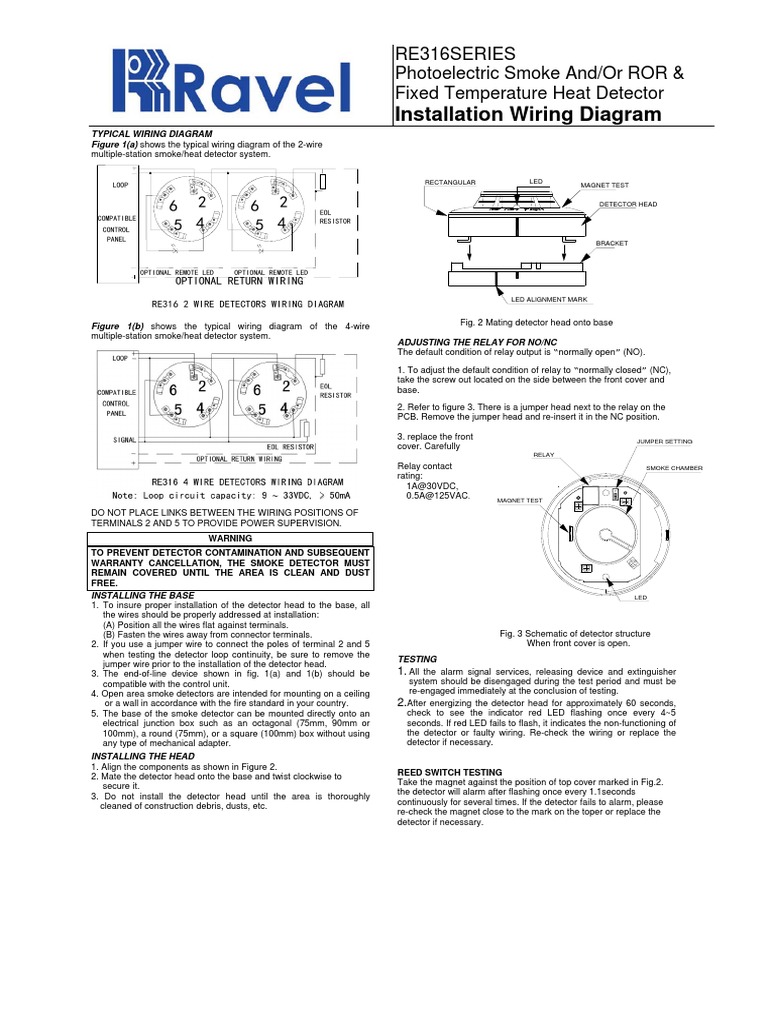 RE316 Installation Manual | PDF | Relay | Electrical Wiring