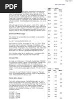 AWG to MCM Conversion Table | PDF | Manufactured Goods | Wire