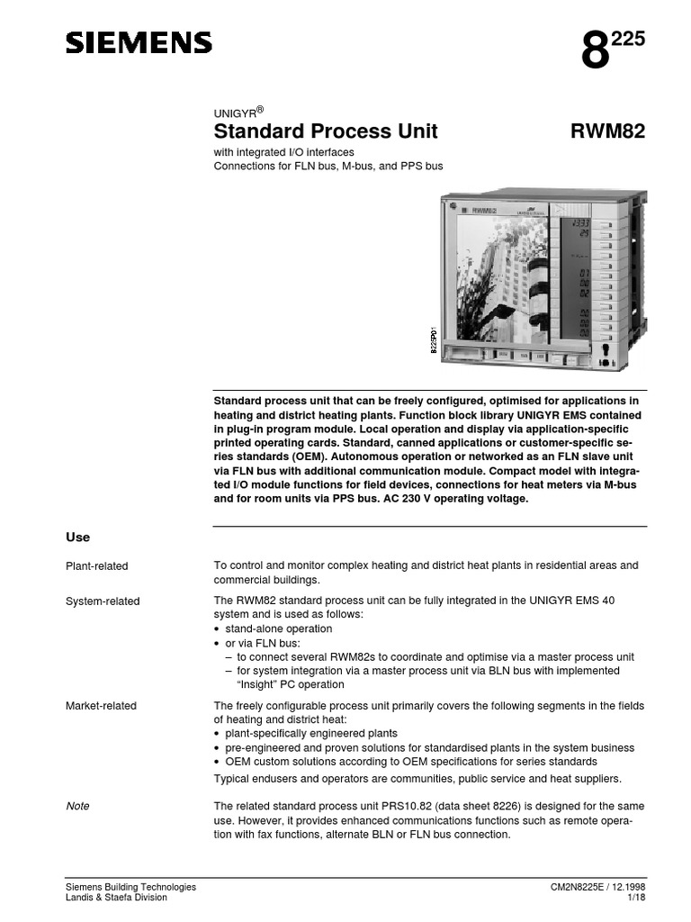 RWM82 N8225 Eng PDF | PDF | Input/Output | Read Only Memory