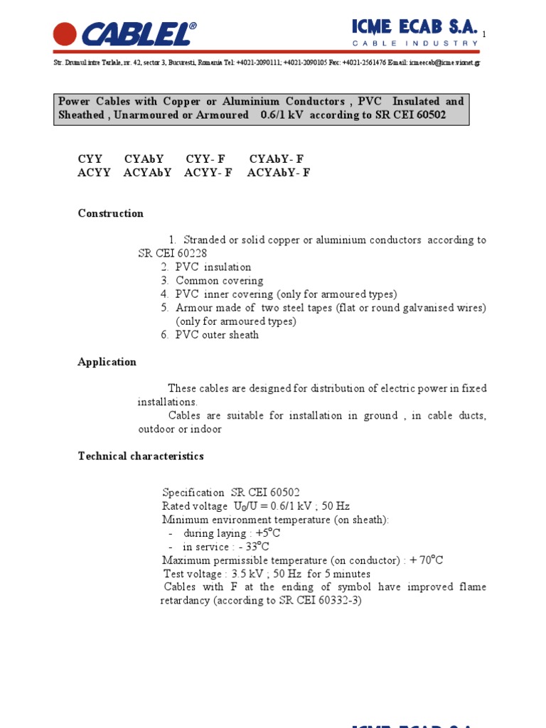 Catalog Icme Ecab | PDF | Insulator (Electricity) | Electrical Conductor