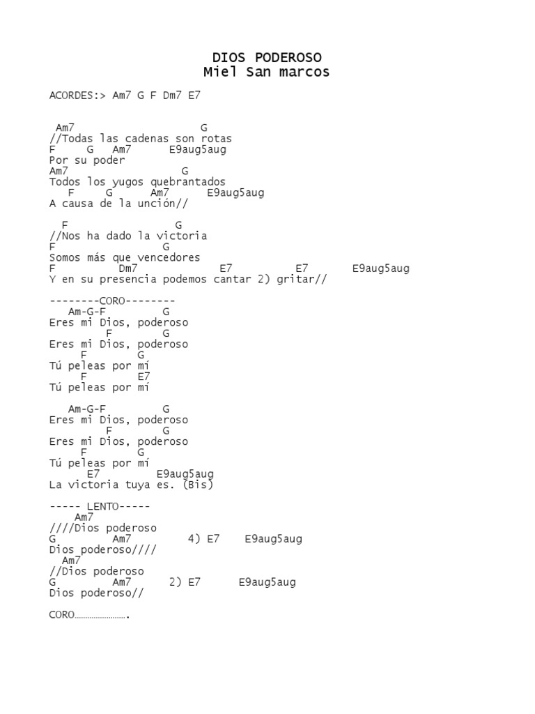 Poderoso Dios | PDF
