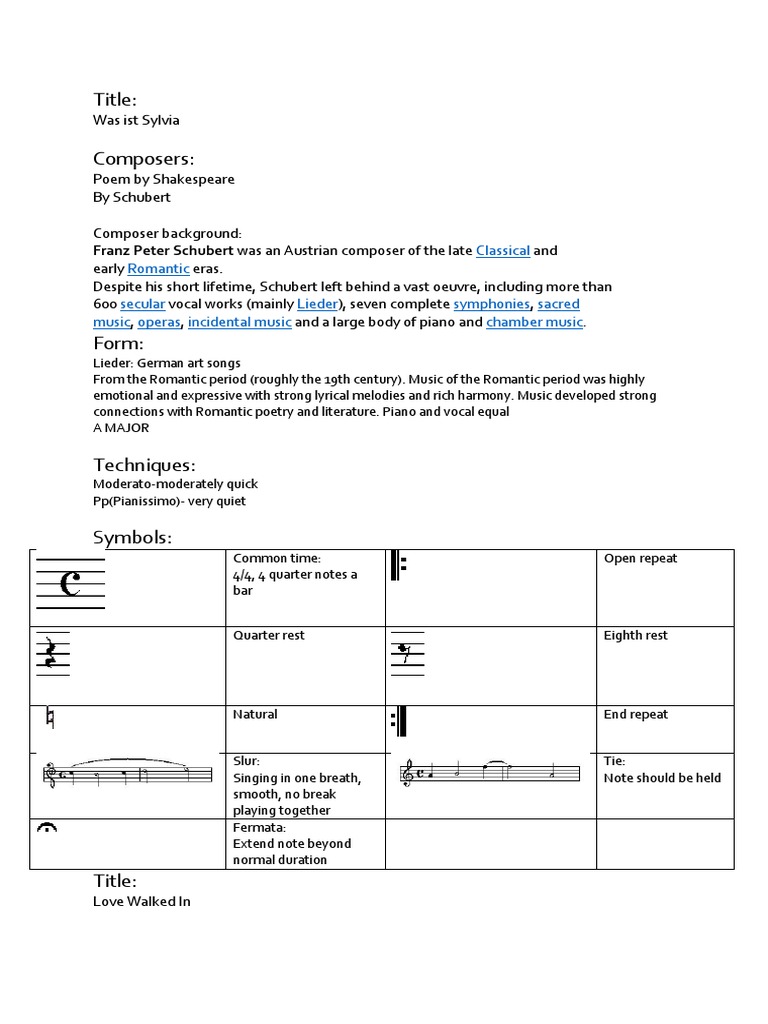 Ameb Music Theory | PDF