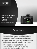 Philippine Theatre: Komedya, Sarsuela and Bodabil | PDF